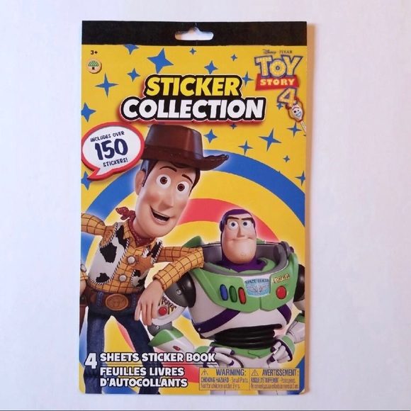 Disney | Accessories | Toy Story 4 5 Stickers Book | Poshmark